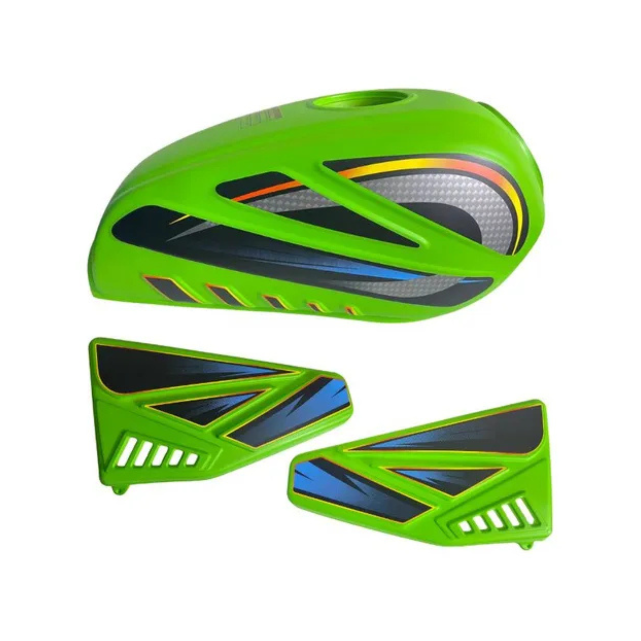 TANQUE DE GASOLINA BERA SBR VERDE CON TAPAS LATERALES – Tamoto Venezuela